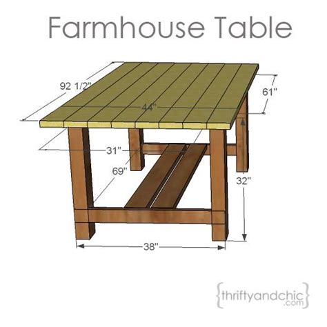 DIY Outdoor Farmhouse Table Farmhouse Table Plans Outdoor Farmhouse