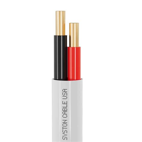 Syston Cable Technology 100 Ft 22 2 White CMP Plenum Rated Fire