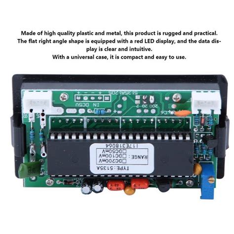 Compre 5135A DC5V High Accuracy DC Voltmeter 3 1 2 Digital Panel Meter