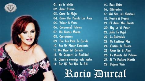 Rocio Durcal Sus Mejores Éxitos 2017 2016 Las 30 mejores canciones de
