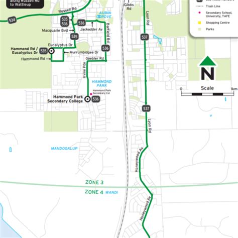 Transperth Bus Route 230 From Thornlie Stn Perth Timetables Route