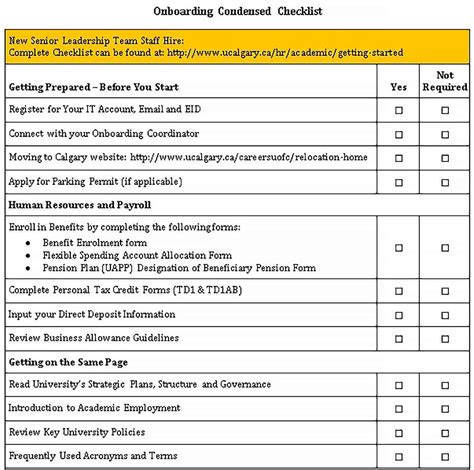 Contractor Onboarding Checklist Template
