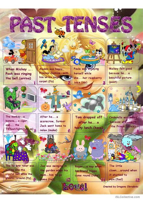 Past Tenses English Esl Worksheets Pdf Doc