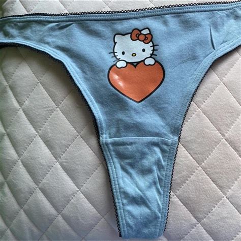 Blue Hello Kitty Thong Gstring ️💙 Handmade And Depop