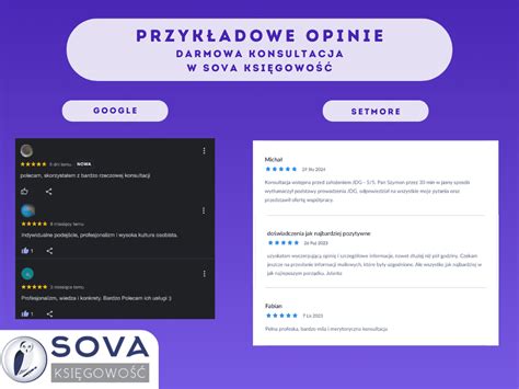 Bezpłatna Konsultacja Księgowa SOVA Księgowość