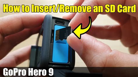 GoPro Hero 9 How To Insert Remove An SD Card YouTube