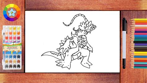 Vẽ pokemon 52 Vẽ Pokemon huyền thoại Koraidon How to draw legendary