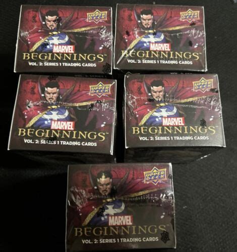 Upper Deck Marvel Beginnings Vol Series Trading Card Blaster Box