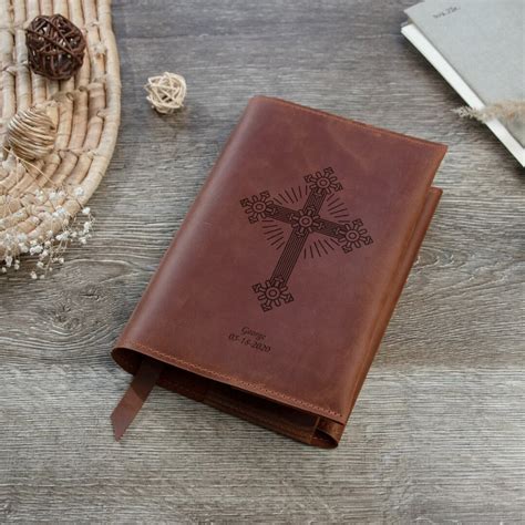 Couverture De Bible En Cuir Pour Hommes Couverture De Bible En Cuir