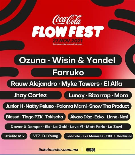 El Coca Cola Flow Fest esta listo para recibirte horarios y más