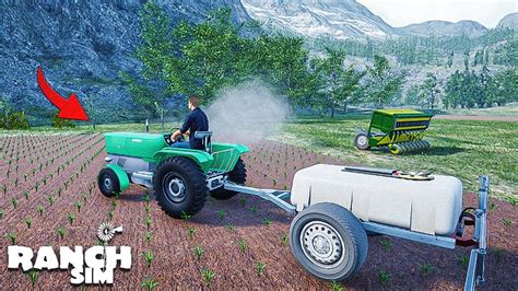 I Bought A Tractor To Start Farming Ranch Simulator Youtube