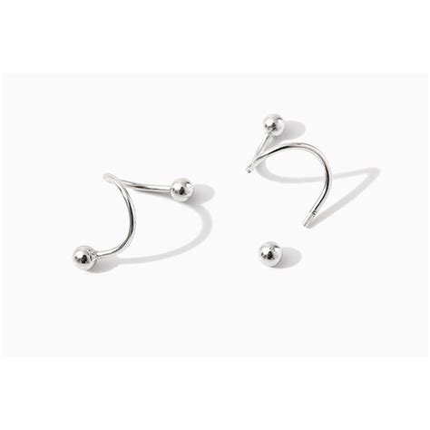 Piercing Espiral Twister Aço Cirurgico Lábio Orelha Unissex Shopee Brasil