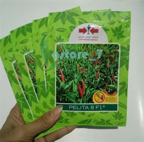 Jual Benih Cabe Cabai Rawit Pelita 8 F1 350 Butir Cap Panah Merah Di