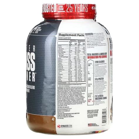 Super Mass Gainer Libras Chocolate Dymatize Outlet Fit Colombia