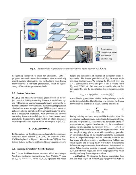 learning granularity aware convolutional neural network for fine grained visual classification