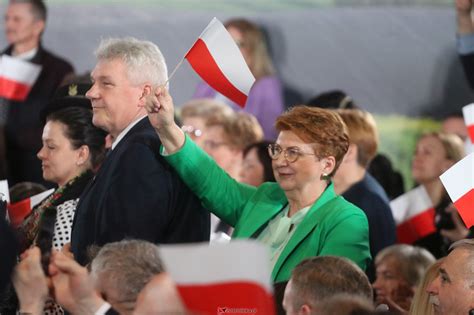 Konwencja PiS Dla Polskiej Wsi Kaczyński i Morawiecki w Łysych 15 04