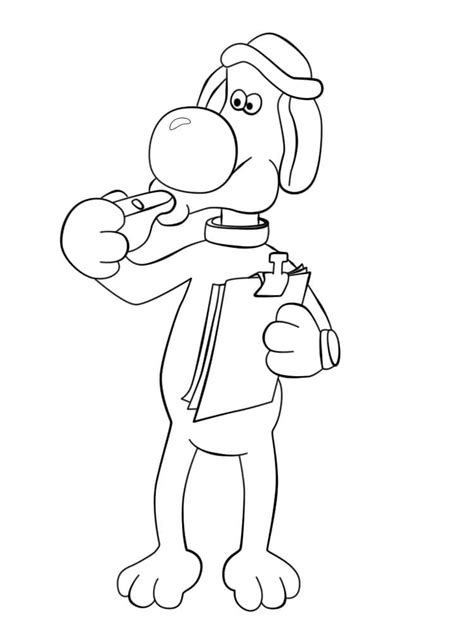 Dibujos De Bitzer De La Oveja Shaun Para Colorear Para Colorear Pintar