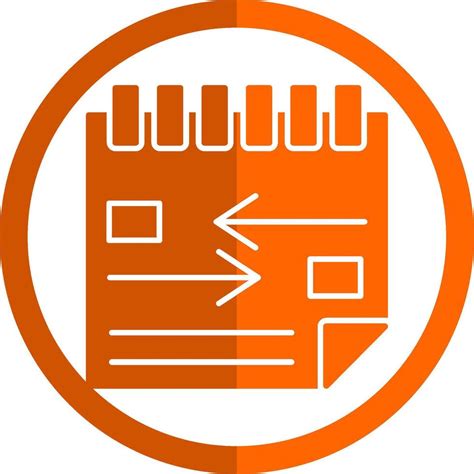 Plan Glyph Orange Circle Icon 42860115 Vector Art At Vecteezy