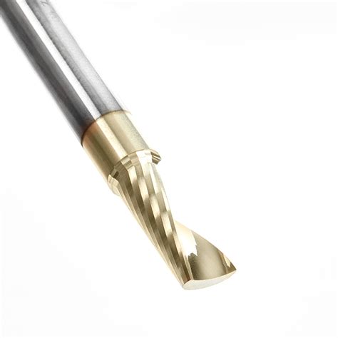 51402 Z Solid Carbide CNC Spiral O Flute Aluminum Cutting 1 4 Dia X