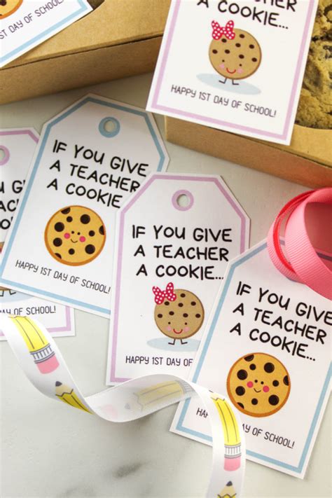 Cookie Teacher Appreciation Printable
