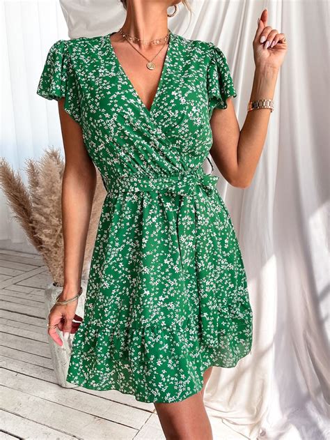 Ditsy Floral Dress Floral Dress Summer Floral Print Dress Cheap