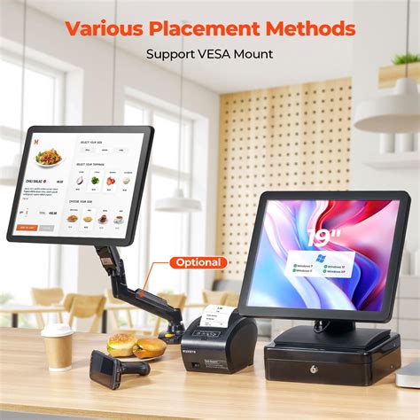 Munbyn Inch Pos Touchscreen Monitor Led Backlit Multi Touch Screen