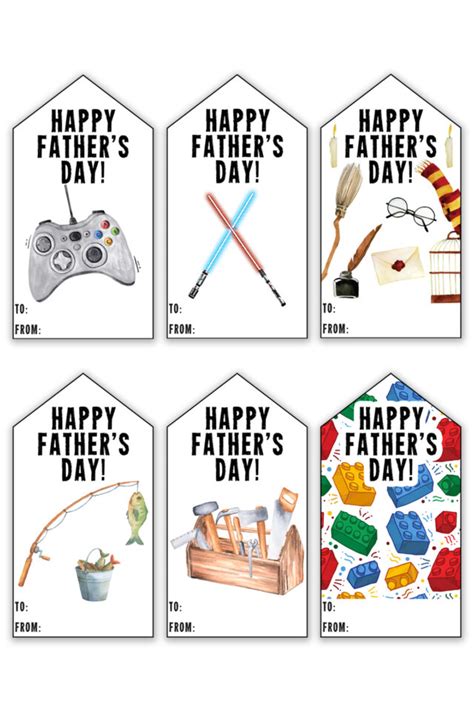 Happy Fathers Day Tags Printable Example Mom Envy