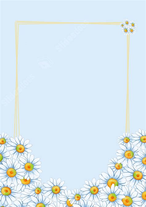 Free Clip Art Daisy Flower Border Best Flower Site