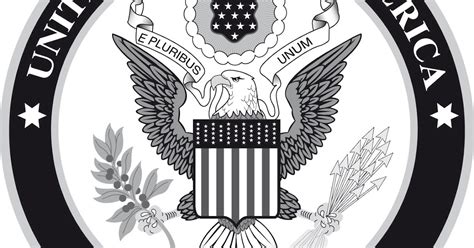 Pinto Dibujos Escudo De La Embajada De Estados Unidos Para Colorear