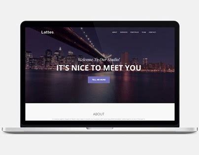 Free Bootstrap One Page Template Projects Photos Videos Logos