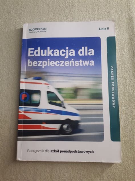 Podręcznik Edukacja dla bezpieczeństwa klasa 1LO Warszawa Kup teraz
