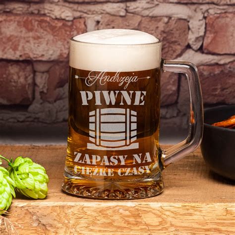 Prezent Na Andrzejki Kufel Z Grawerem Do Piwa Prezent Dla Andrzeja