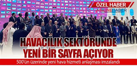 Havacılık Sektöründe Yeni Bir Sayfa Açıyor 500 ün üzerinde Yeni Hava
