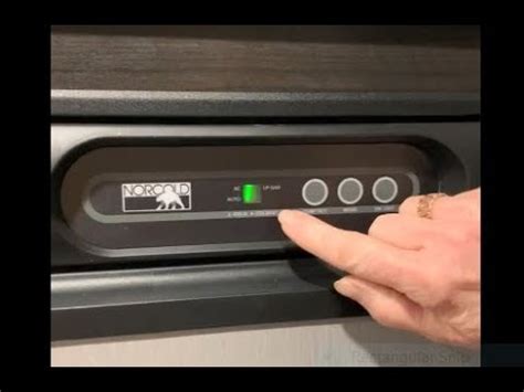 How To Set Rv Fridge Controls Norcold Youtube