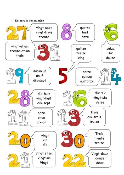 Les nombres online worksheet for 3º You can do the exercises online or