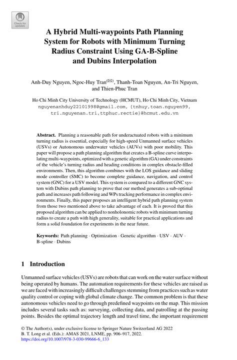 pdf a hybrid multi waypoints path planning system for robots with minimum turning radius