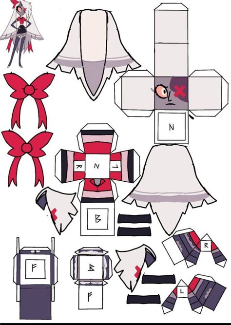 papercraft hazbin hotel vagie ในป 2024