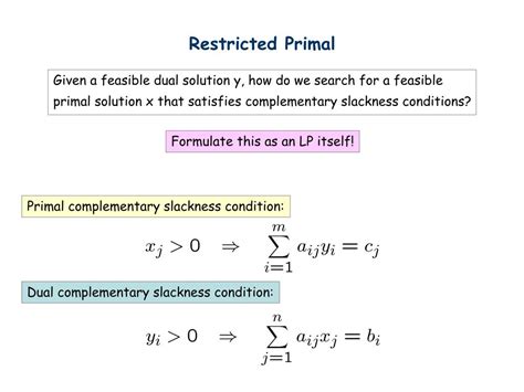 ppt primal dual method powerpoint presentation free download id 1309043