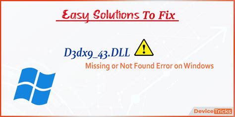 How To Fix D Dx Dll Missing Or Not Found Error On Windows Artofit