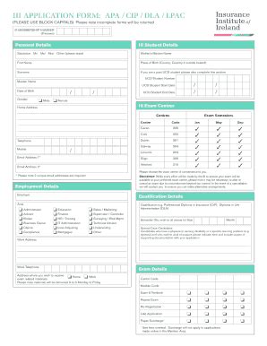 Fillable Online III APPLICATION FORM APA CIP DLA LPAC Fax Email Print