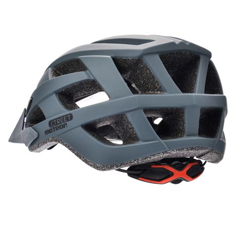 Kask Rowerowy Meteor Street M Cm Szary Szary M Wyprzeda