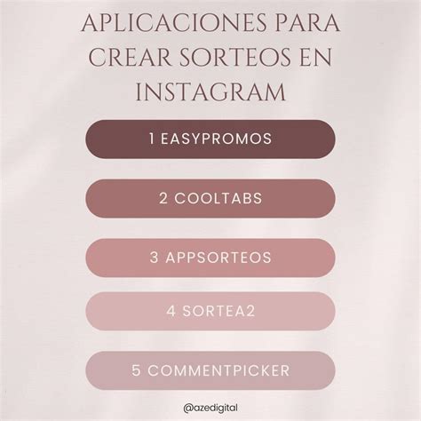 Herramientas Para Hacer Sorteos En Instagram Y Facebook AZE
