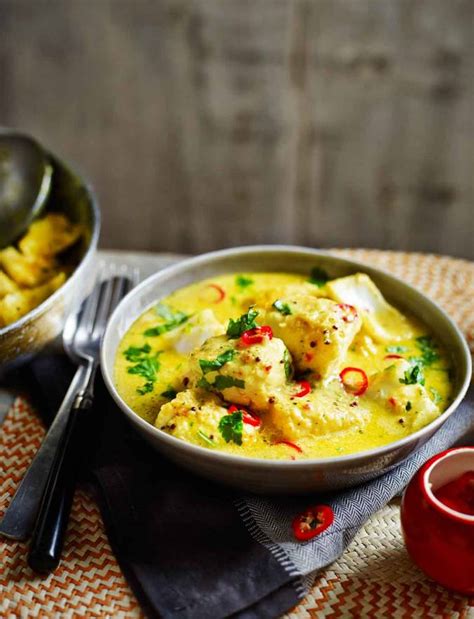 Curry De Poisson Au Lait De Coco