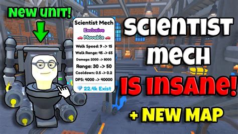 The New Best Unit Update Toilet Tower Defense New Unit New
