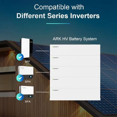 Growatt Ark Hv High Voltage Battery 7 68kwh 10 24kwh 12 8kwh 20 48kwh