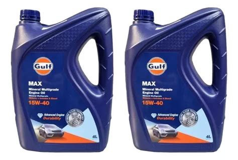 Leo De Motor Gulf Mineral W Para Carros Picapes E Suvs De