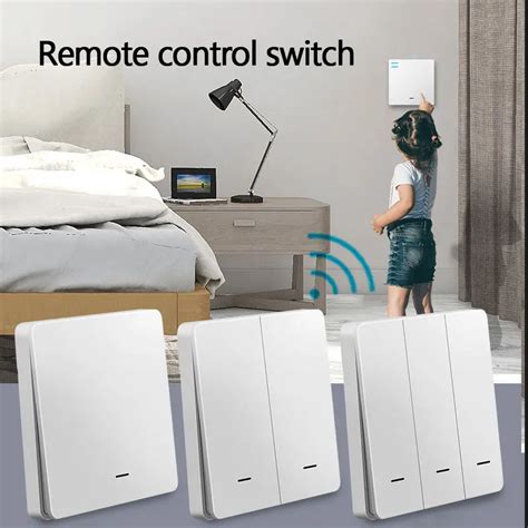 Interrupteur sans fil intelligent 1 2 3Gang RF 433 Mhz pour contrôler