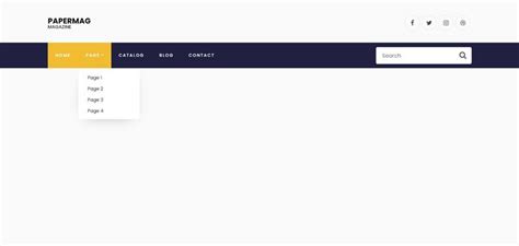 Bootstrap Navigation Bar 20 Best Navbar Examples