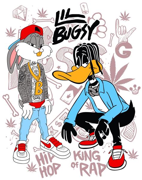 Hip Hop Wallpaper Mickey Minnie Bicycle Art Retro Cartoons Bugs