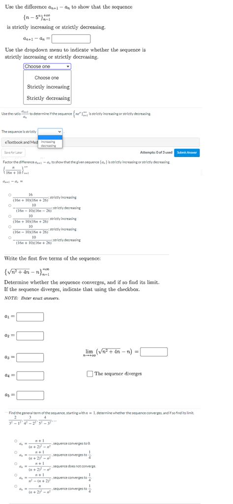 solved use the difference an 1 ar to show that the
